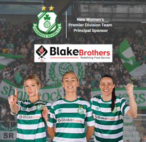 Blake Brothers sponsor Shamrock Rovers Women's First Team 8 February 2023
