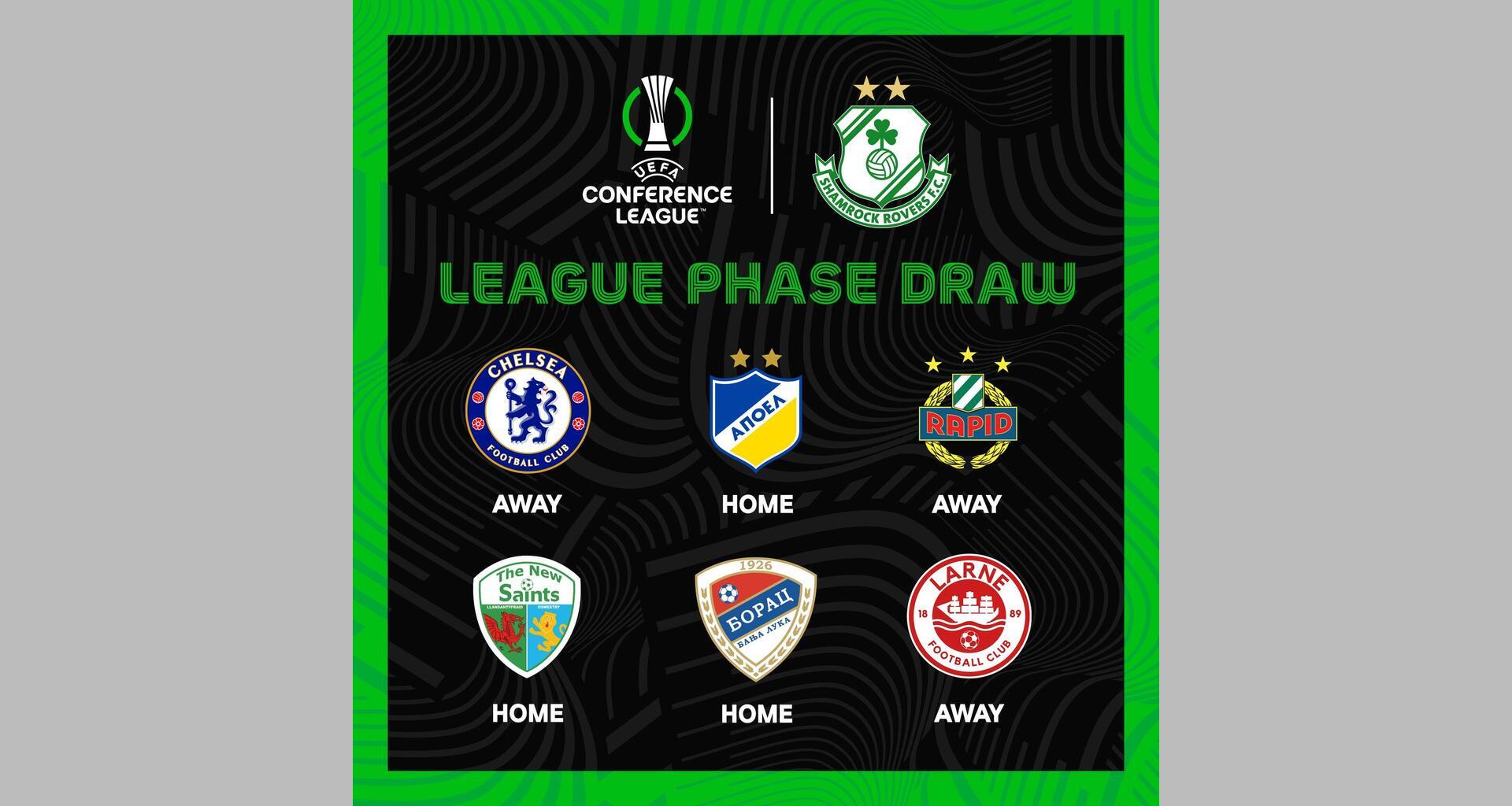 UEFA Conference League - fixtures confirmed 31 August 2024