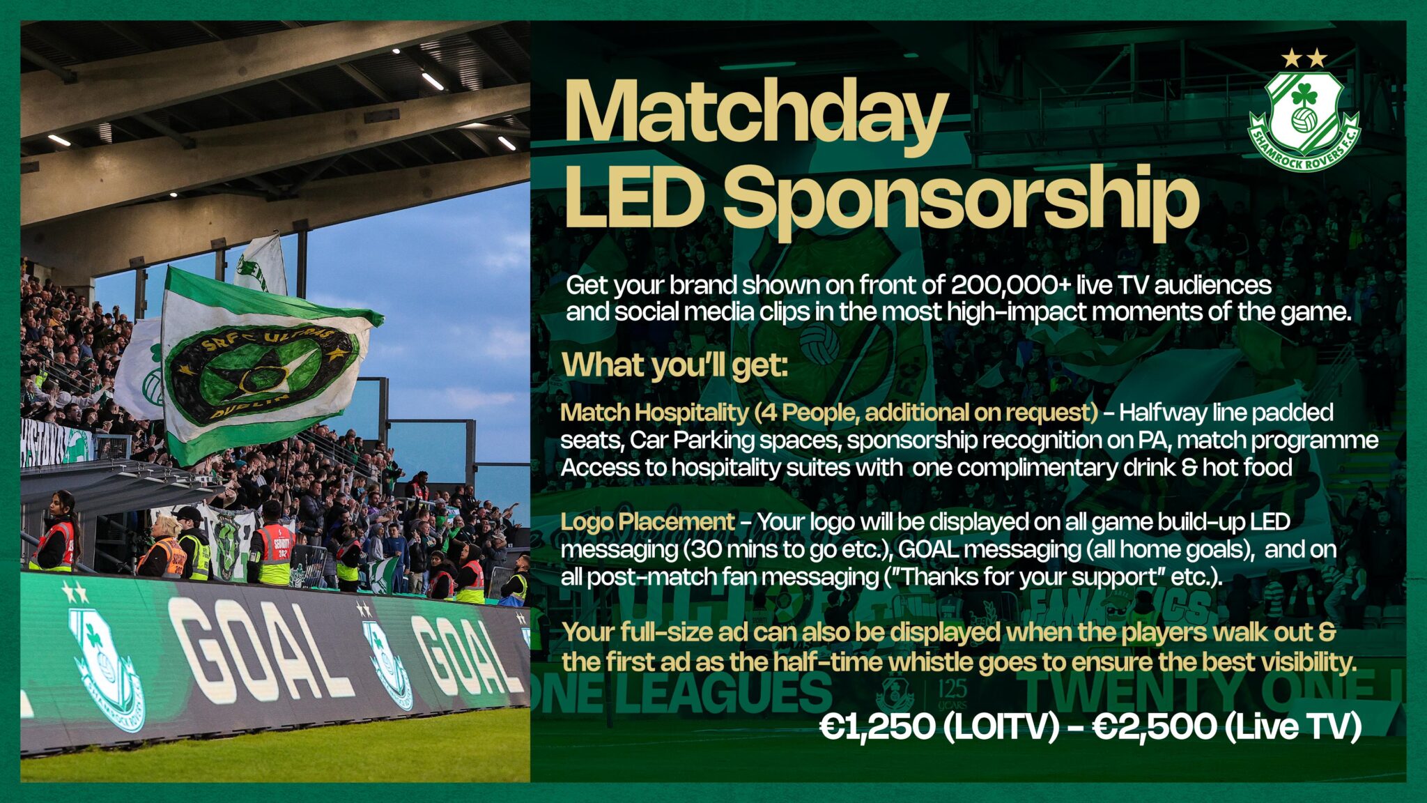 Matchday Packages